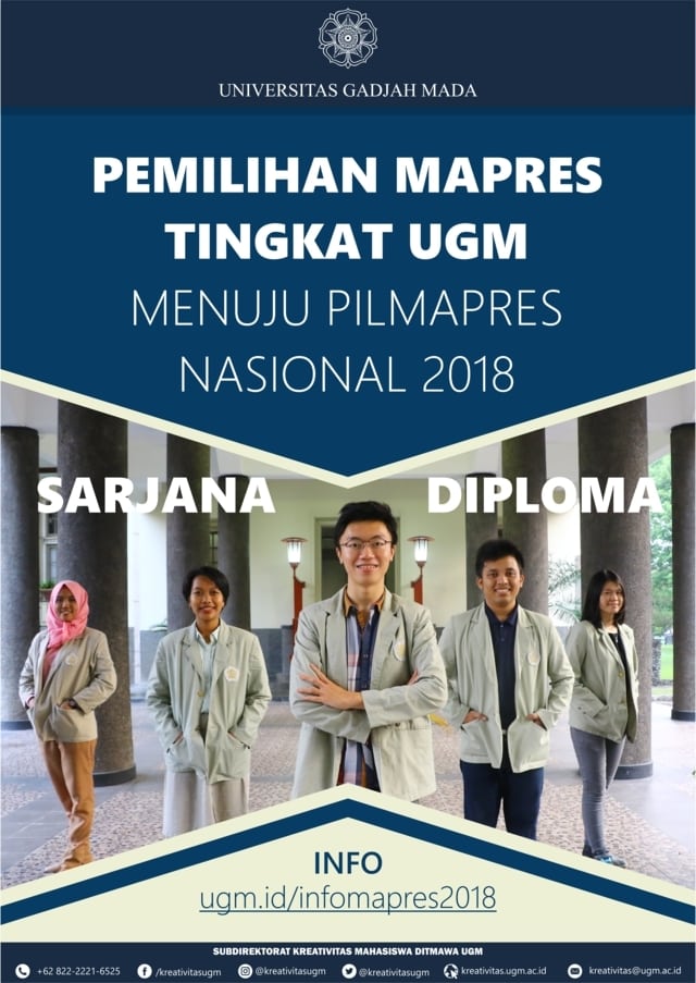 PEMILIHAN MAPRES UGM MENUJU PILMAPRES NASIONAL 2018 - Sekolah Vokasi UGM
