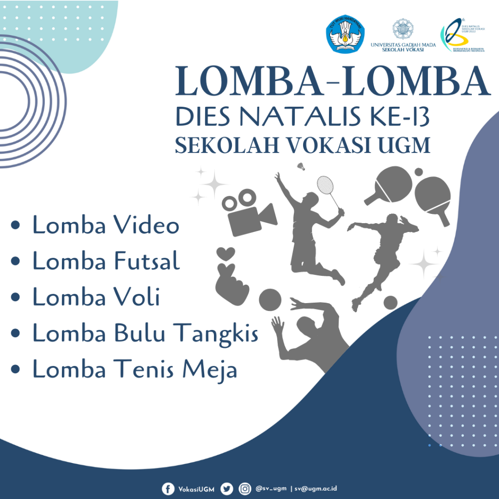Lomba Olahraga Dies Natalis ke-13 SV UGM – Sekolah Vokasi UGM