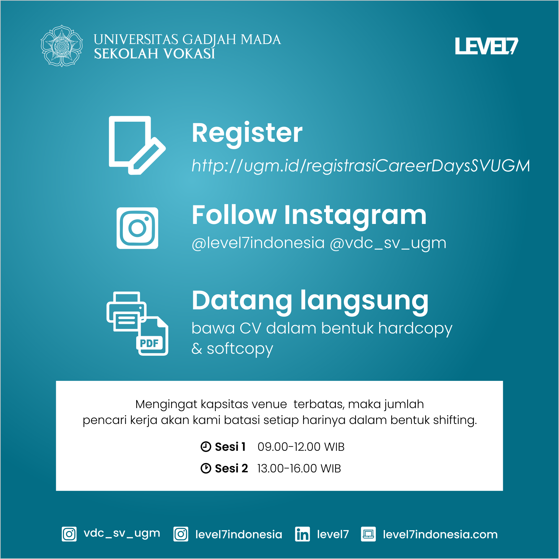 SV UGM CAREER DAYS - Sekolah Vokasi UGM