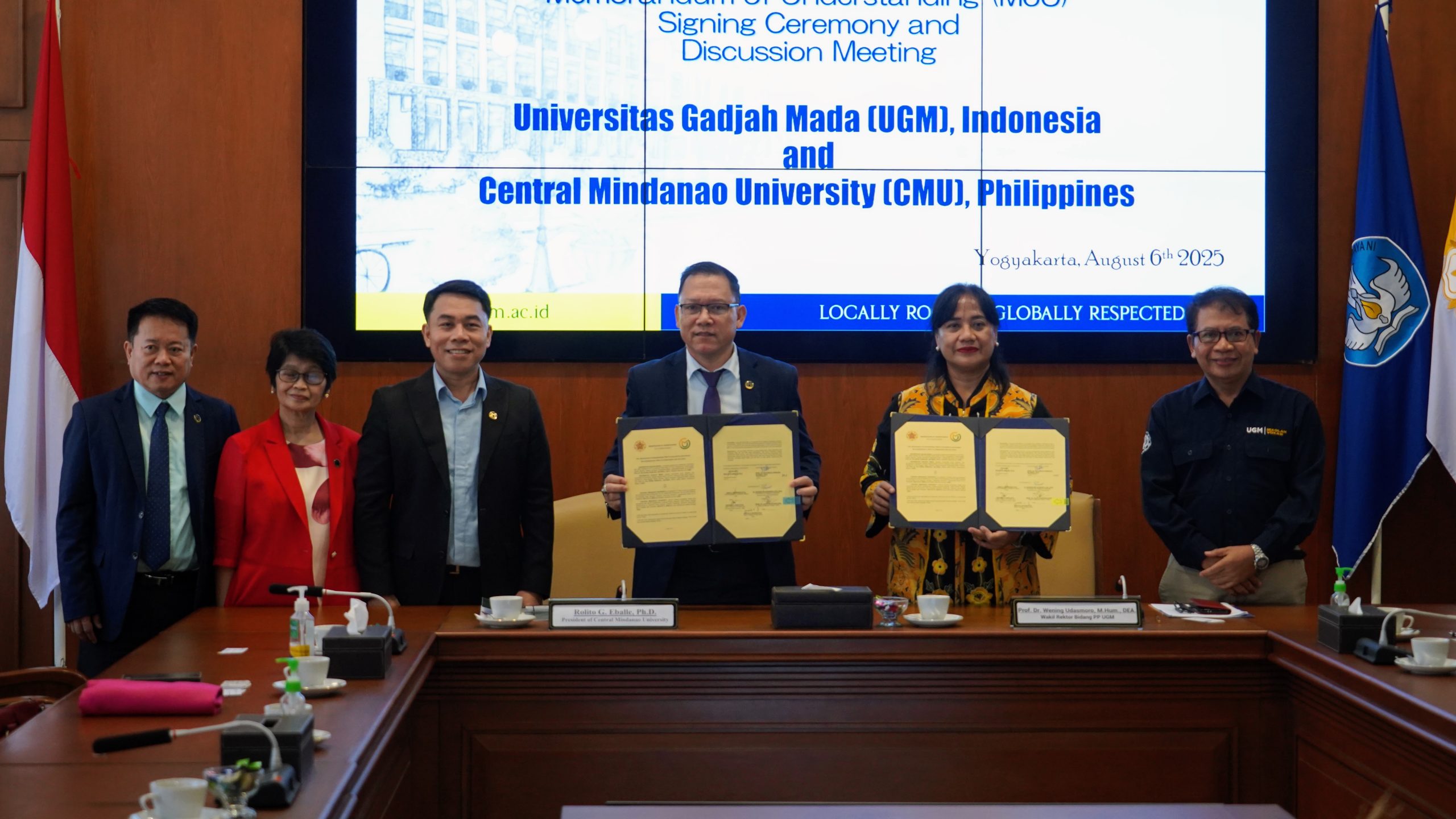 SV UGM dan Central Mindanao University Jalin Kemitraan Strategis untuk ...