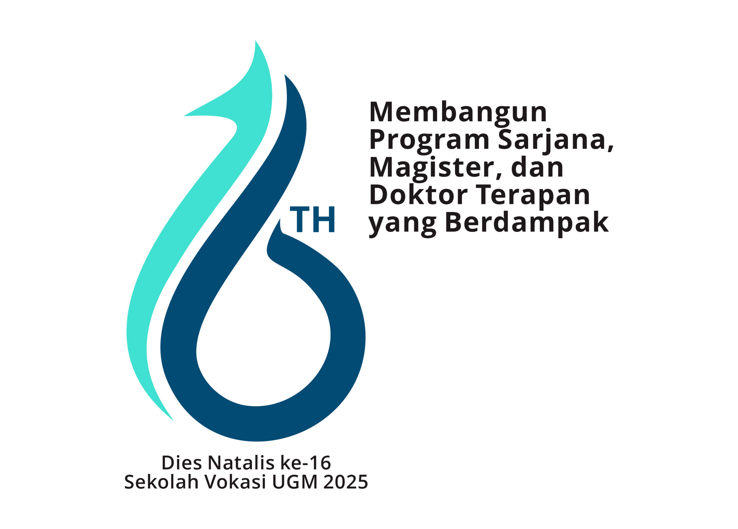 Logo Dies ke-16 Sekolah Vokasi - Sekolah Vokasi UGM